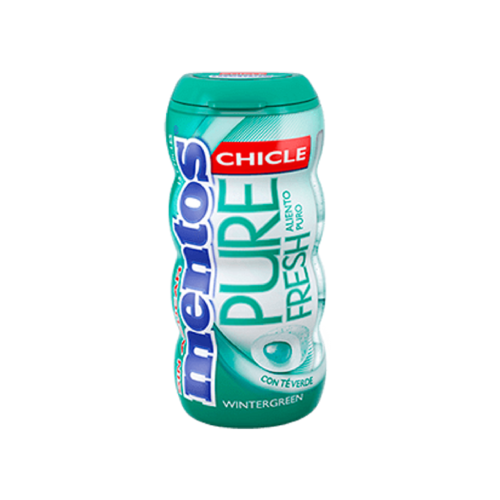 Chicles Mentos Pure Fresh Sabor Menta 30g - K 21 Market - Snacks y ...